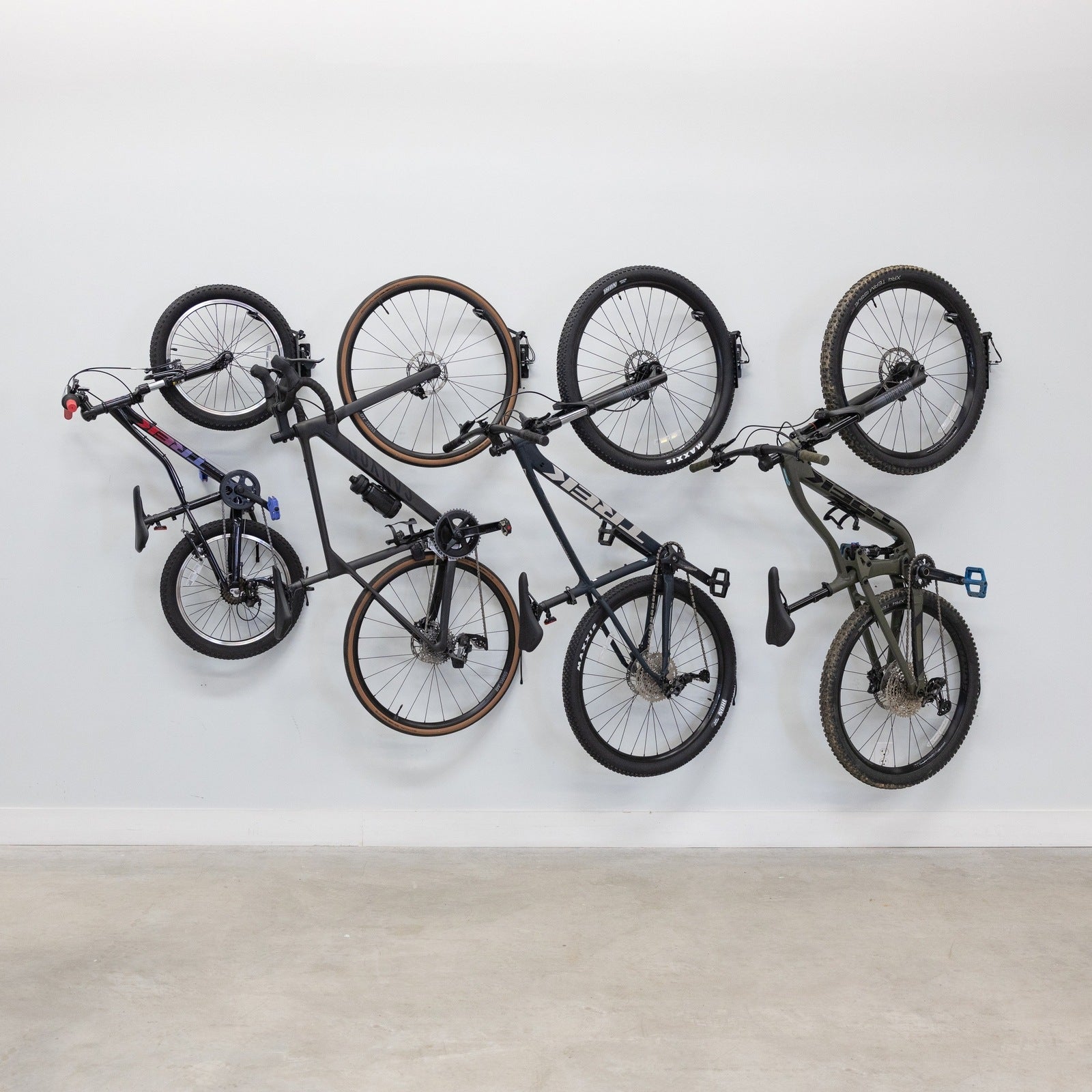 StoreYourBoard Swivel Mount Bike Storage Rack | 4 Bicycle | Garage Wal ...