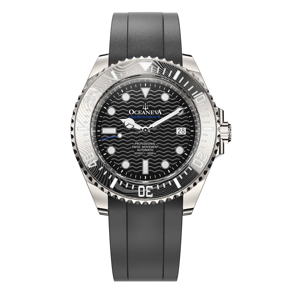 Oceaneva 6000m Titanium Diving Watch - 6000m titanium diving watch ...