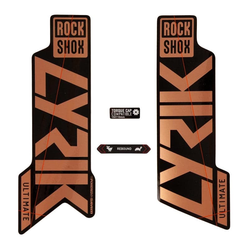 RockShox Lyrik Ultimate Decal Kit – RedMonkey Sports